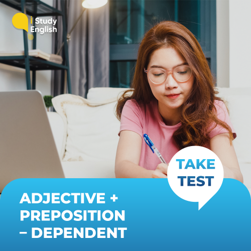Adjective + preposition – dependent prepositions